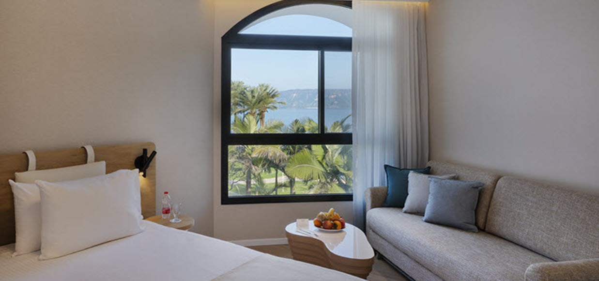 מלון חוף גיא בכנרת - מתקני המלון